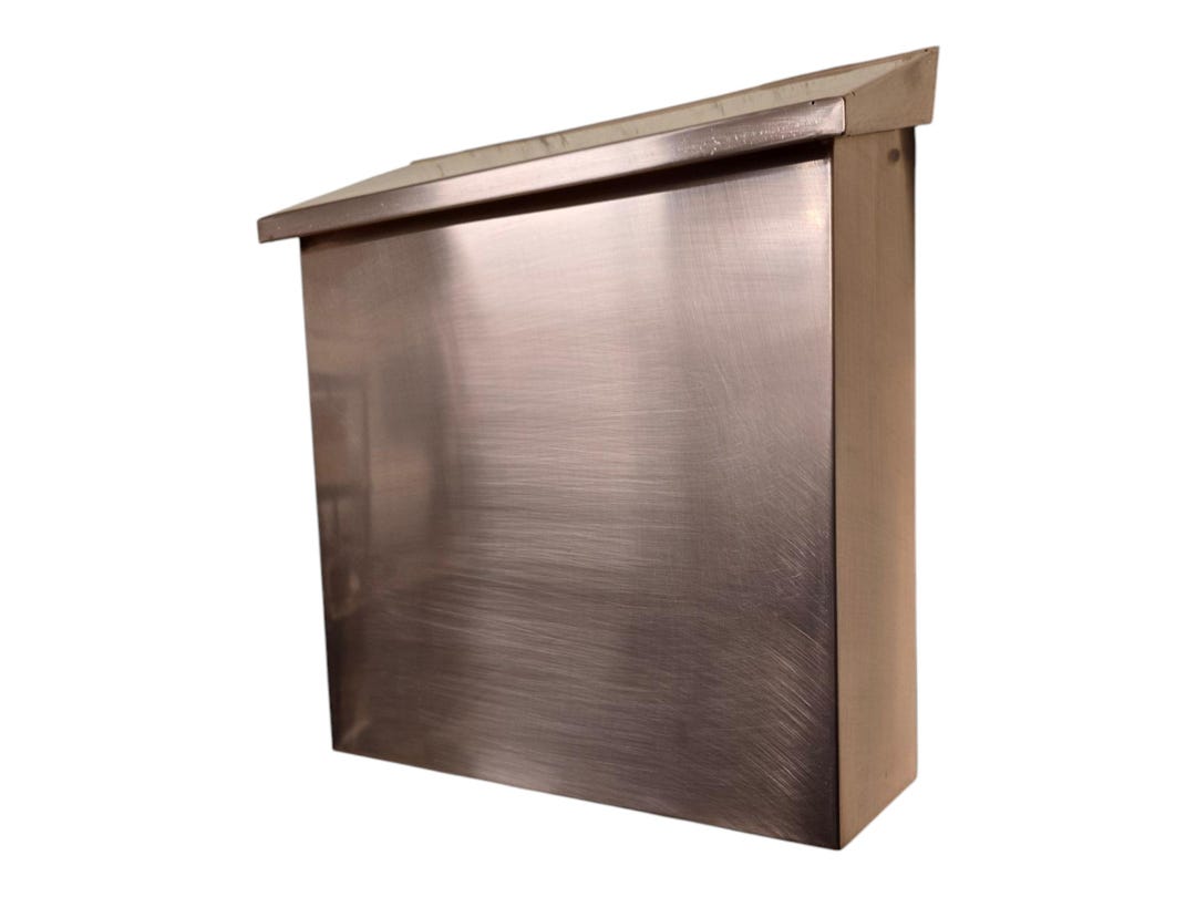 Extra Large Copper Mailbox Flash Mount Mailbox - Etsy