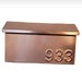 Patina Copper Mailbox With Embossed House Numbers - Etsy