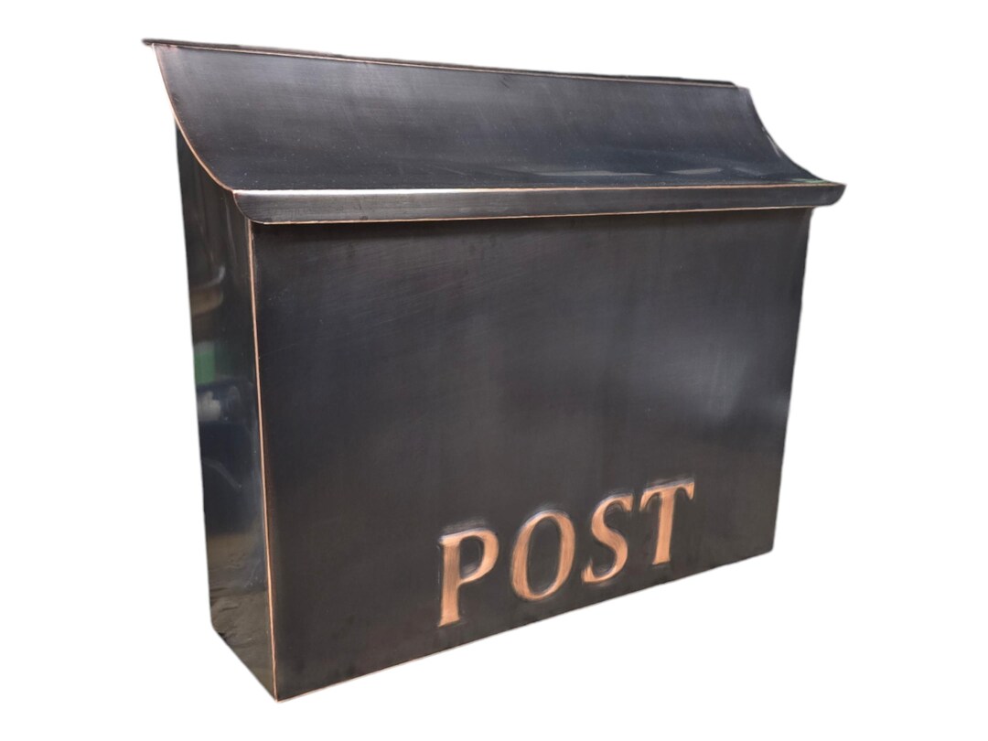 Copper Mailbox With Embossed Word "post" - Etsy