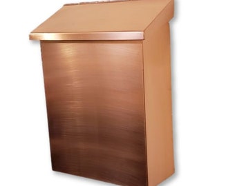 Large Copper Mailbox - Etsy