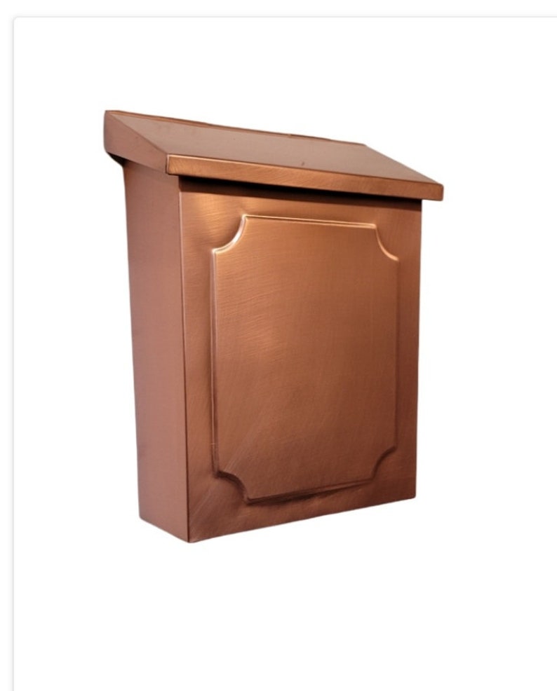 Large Flush Mount Vertical Copper Mailbox - Etsy