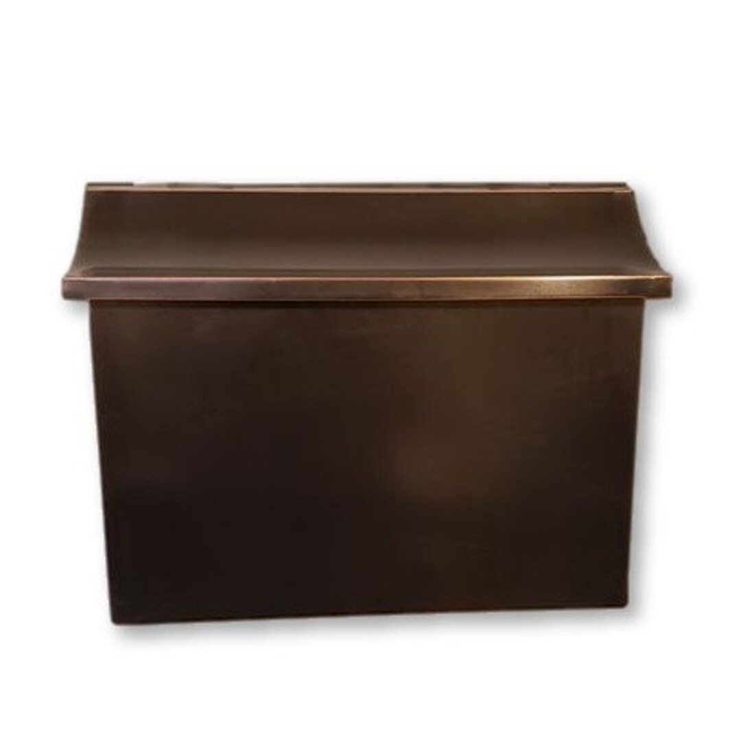 Flush Mount Patina Copper Mailbox - Etsy