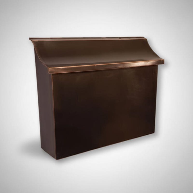 Post Mount Bronze Mailbox - Etsy