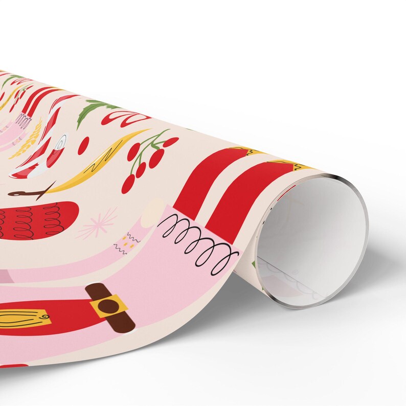 Nutcracker Christmas Wrapping Paper | Holiday Gift Wrap - Etsy