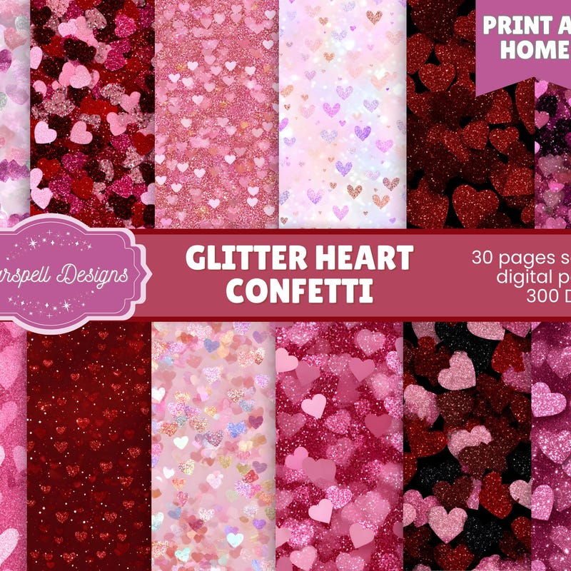Confetti Theme Background - Etsy