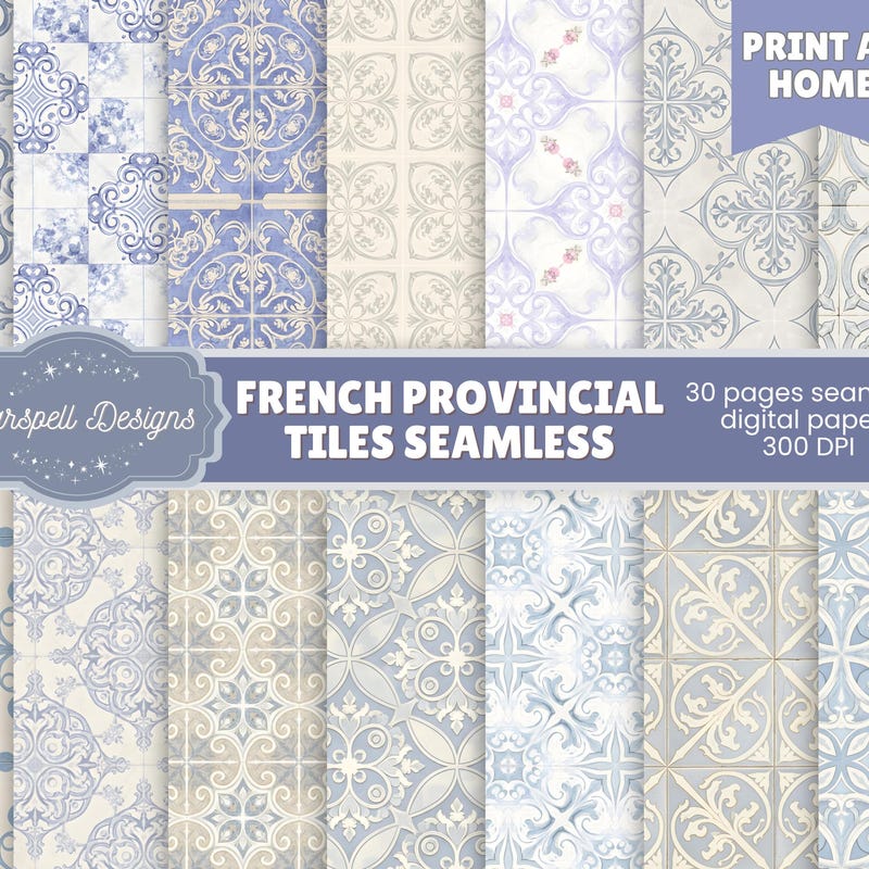 French Tiles - Etsy