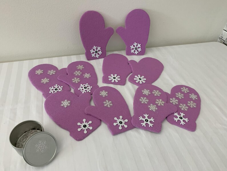 Mittens Counting Activity, Preschool, Home School, Learning Center ...