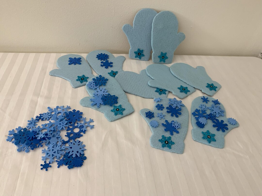Mittens Counting Activity, Preschool, Home School, Learning Center ...