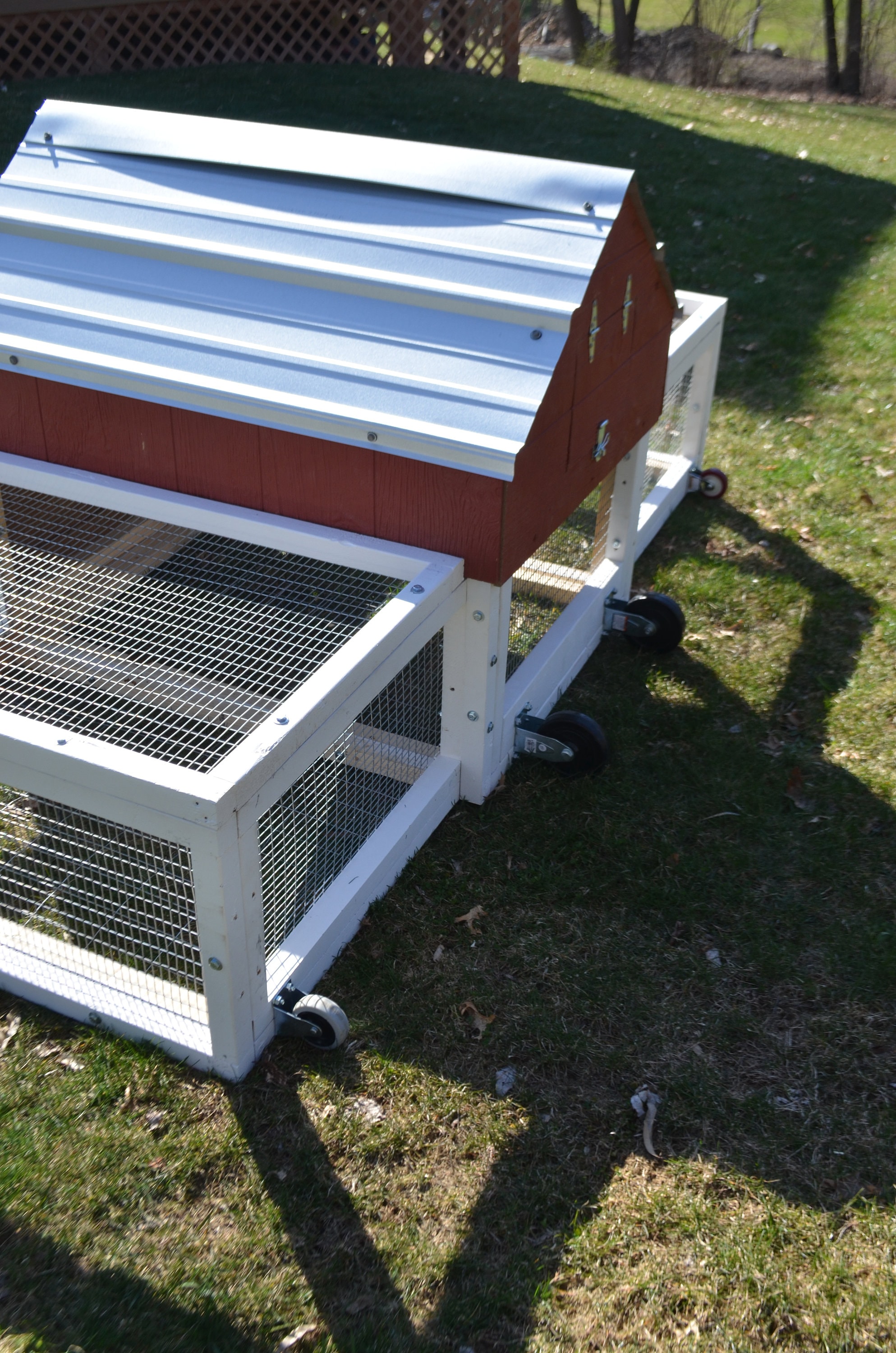 Amish Made Chicken Coop / Chicken Tractor 6 7 Birds - Etsy