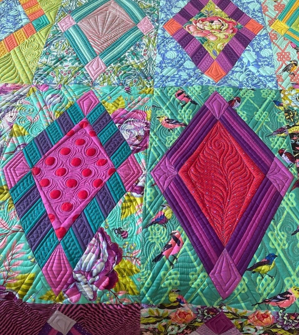 Tula Pink's Rise and Shine Quilt Kit Featuring Moon Garden Collective ...