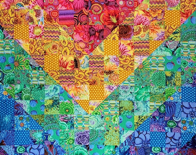 Anna Maria Horner's COLOR DIVE Quilt Kit Featuring 85 Different Kaffe ...