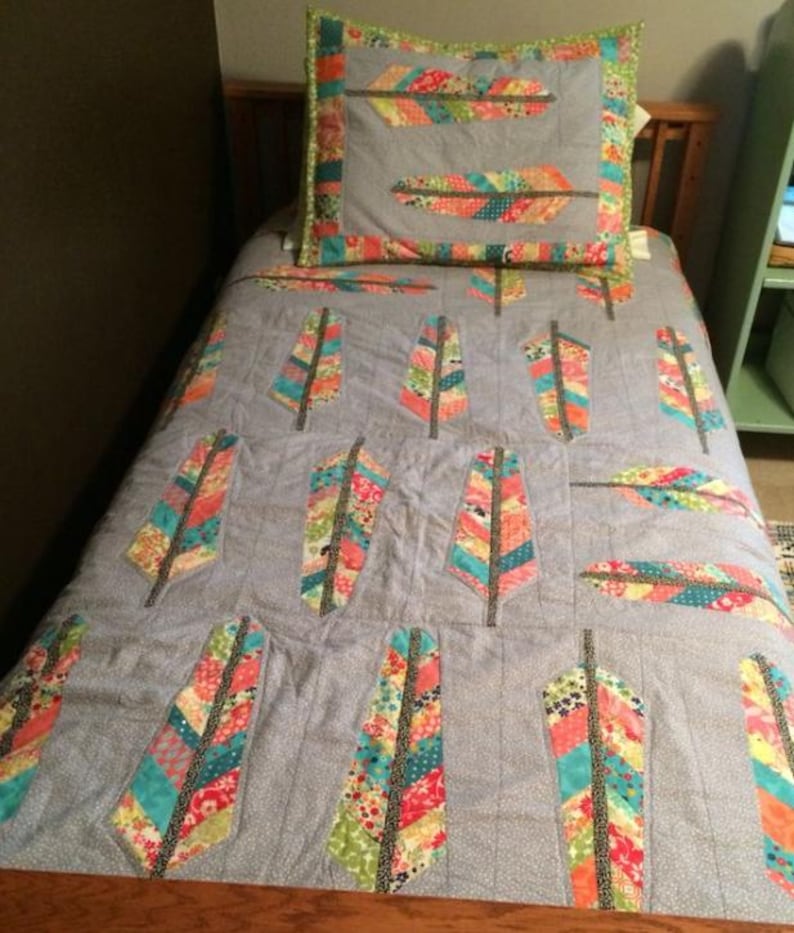 Anna Maria Horner's Feathered Bed Quilt DIGITAL DOWNLOAD PATTERN - Etsy