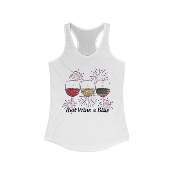 Red White Blue Tank - Etsy