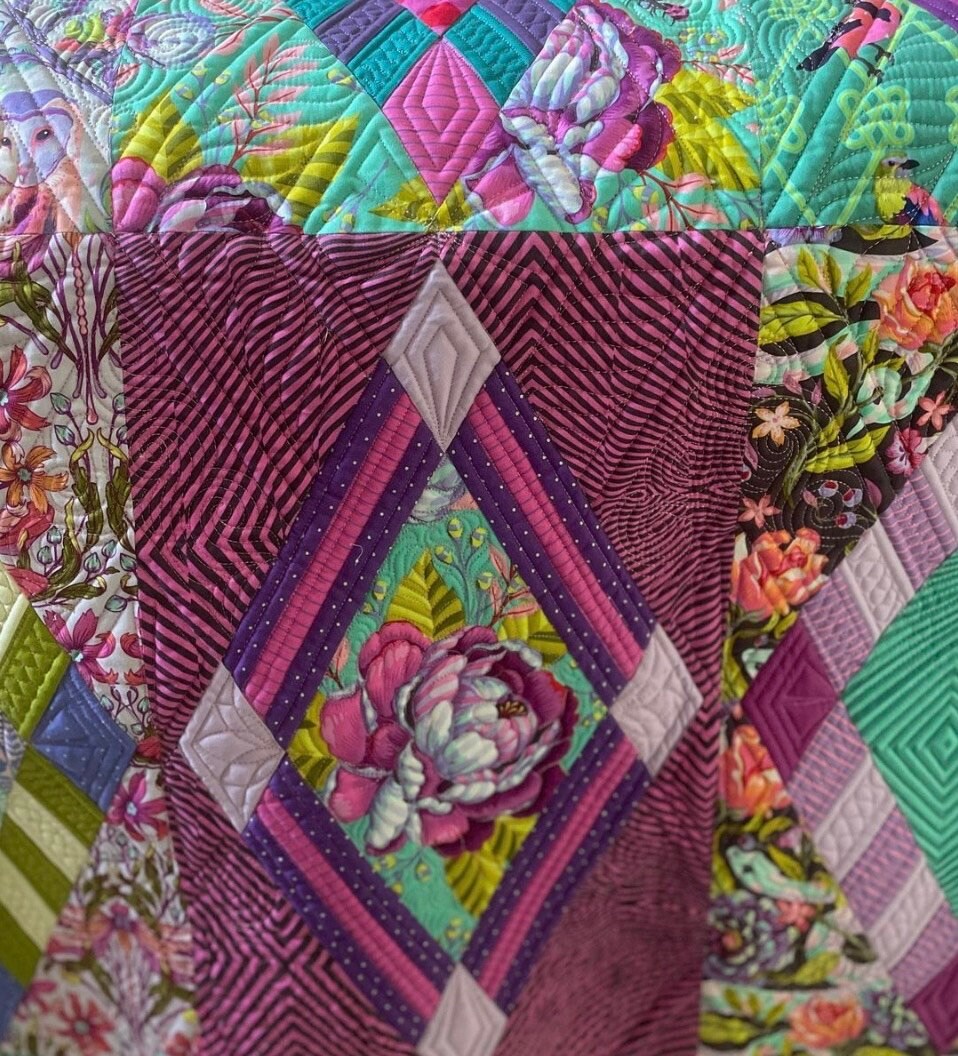 Tula Pink's Rise and Shine Quilt Kit Featuring Moon Garden Collective ...