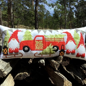 Christmas Gnome for the Holidays Bench Pillow Kit - Etsy