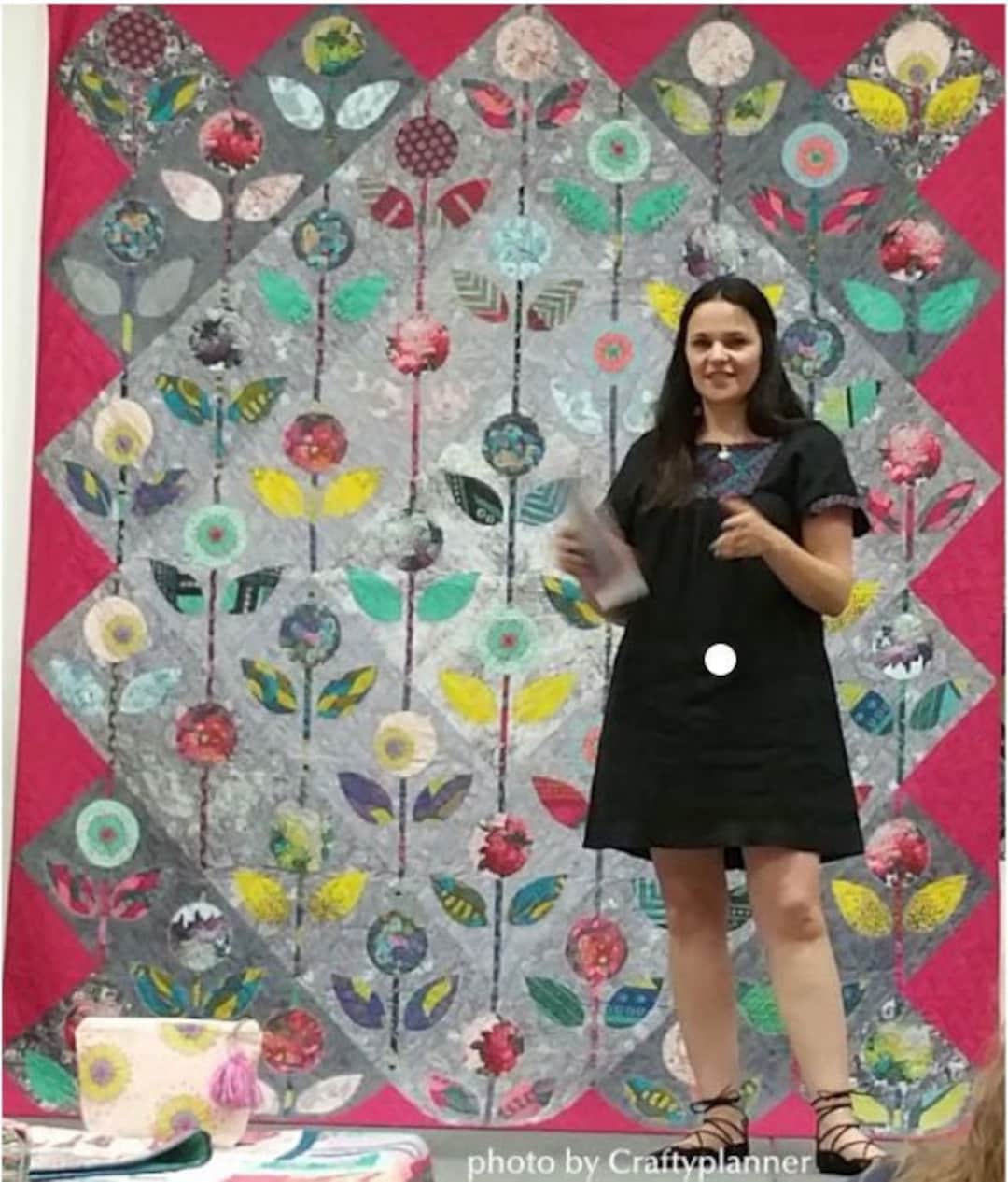 Folk Flower Quilt DIGITAL DOWNLOAD PATTERN by Anna Marie Horner - Etsy