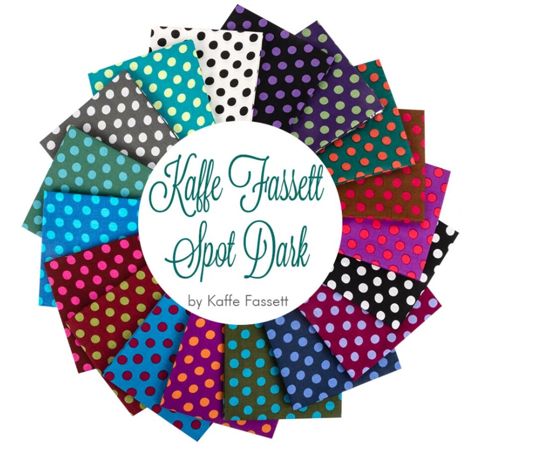 Kaffe Fassett's Classics 18-piece Fat Quarter, Spot-dark - Etsy