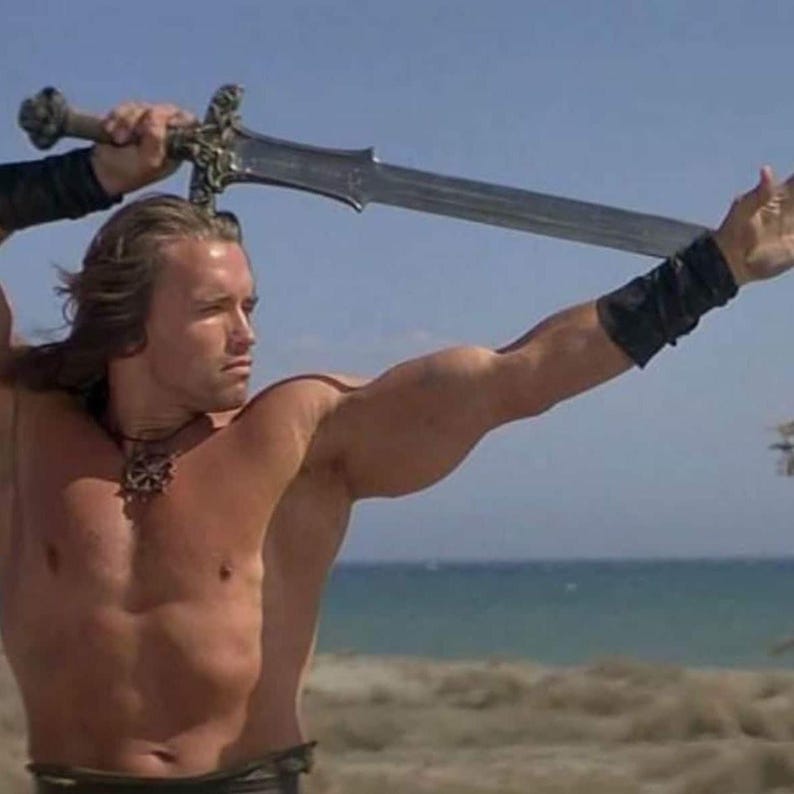 Conan the Barbarian Albion Father's Sword | Atlantean Hand Forged Blade ...
