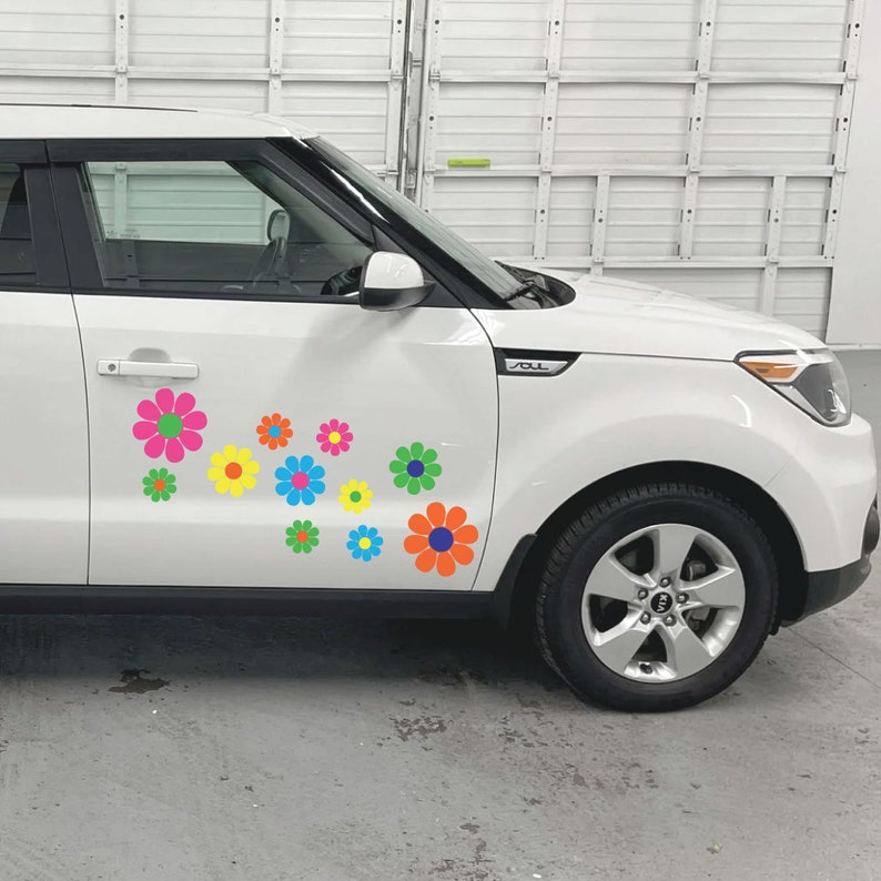 Hippie Flower Power Decals - Etsy