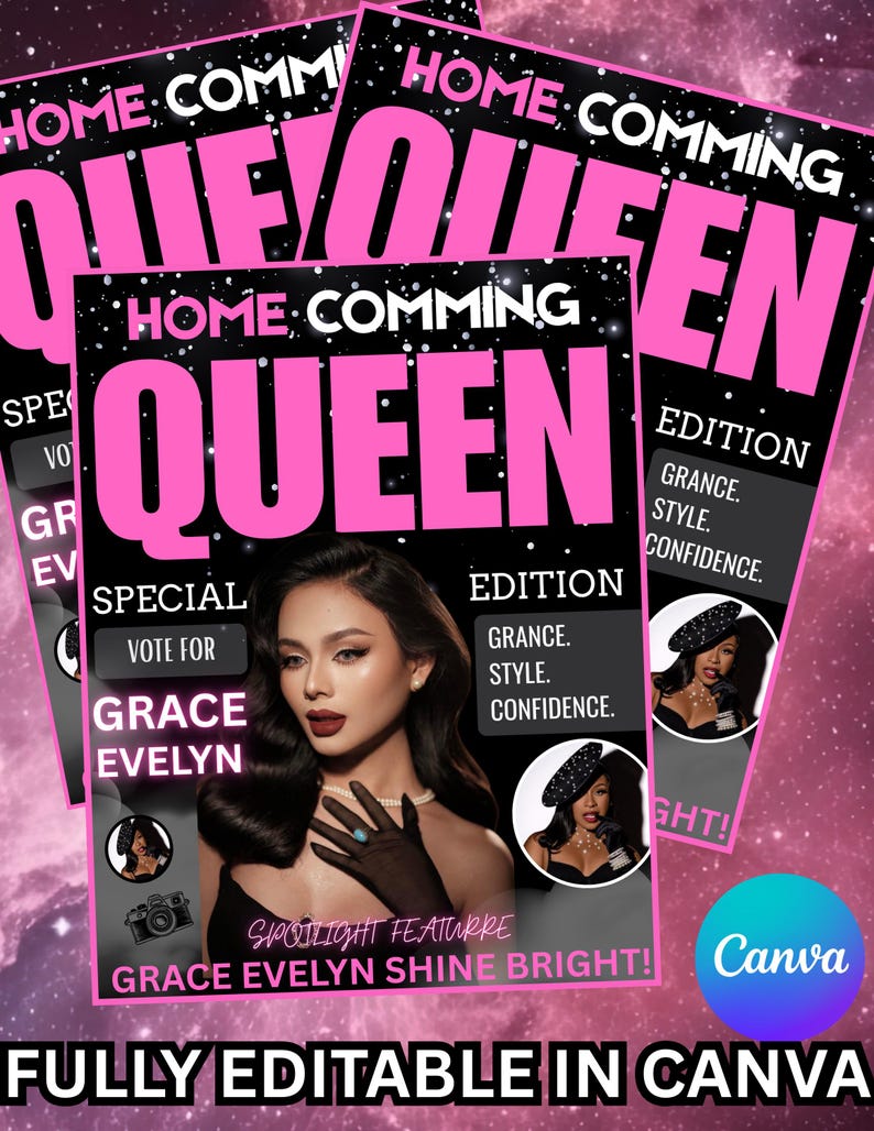Homecoming Queen Flyer, College & High School, HBCU Homecoming, Class ...