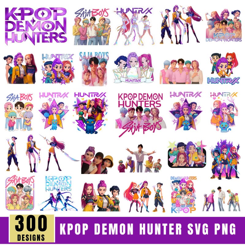Kpop Demon Hunters Baby Saja and Zoey Rap Comp Fan - Etsy Canada