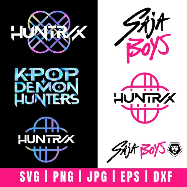 Huntrix Logo Font - Etsy