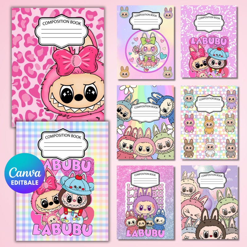Labubu Book Printable - Etsy