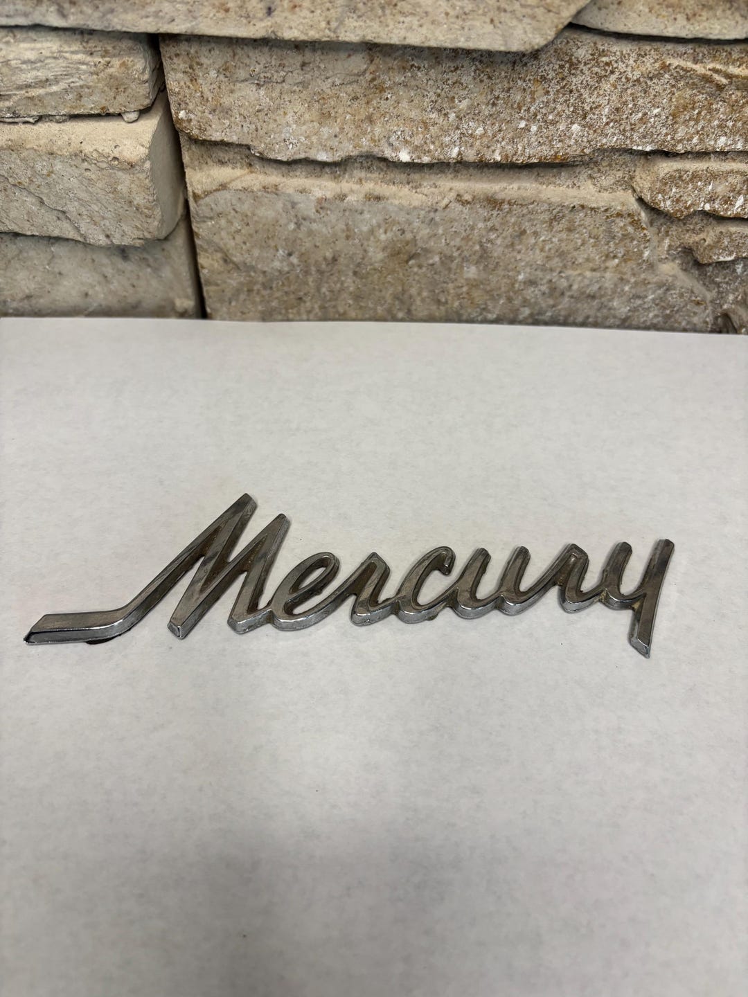 Mercury Script Car Emblem - Etsy