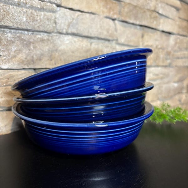 Cobalt Blue Bowls - Etsy