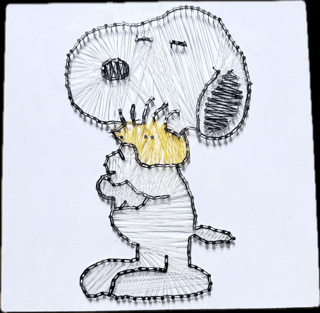Snoopy String Art - Etsy