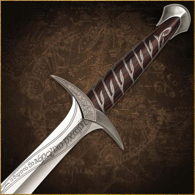 Hand-forged Reforged King’s Broken Sword Replica, Medieval Bilbo ...