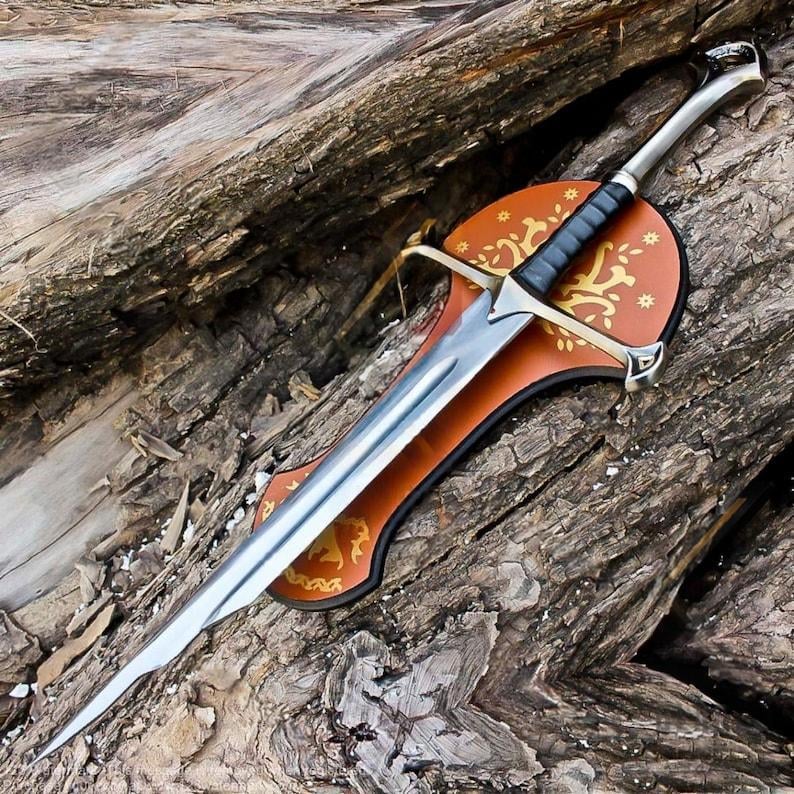 Hand-forged Reforged King’s Broken Sword Replica, Medieval Bilbo ...