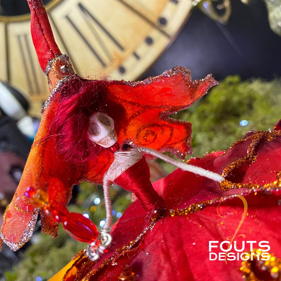 Upcycled Grave Maple Leaves Goth Dead Fairy Witch Doll - Etsy