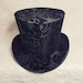 Brocade Top Hat, Full Size Top Hat, Historic Hat, Top Hat to Decorate ...