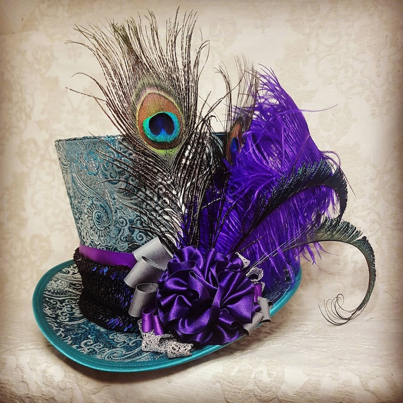 Purple Top Hat - Etsy