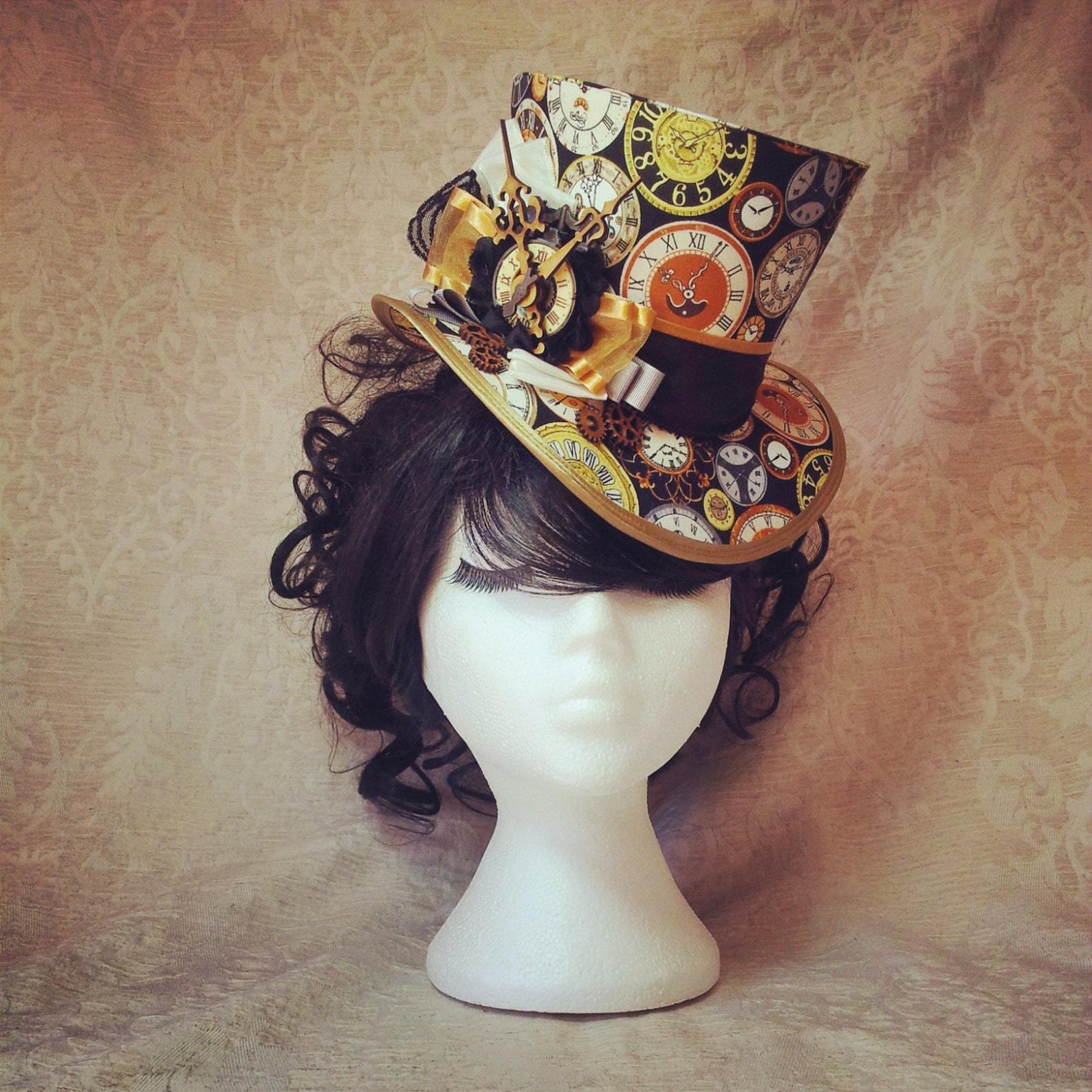 Steampunk Hat Mini Top Hat Top Hat Clockwork Hat Steampunk - Etsy