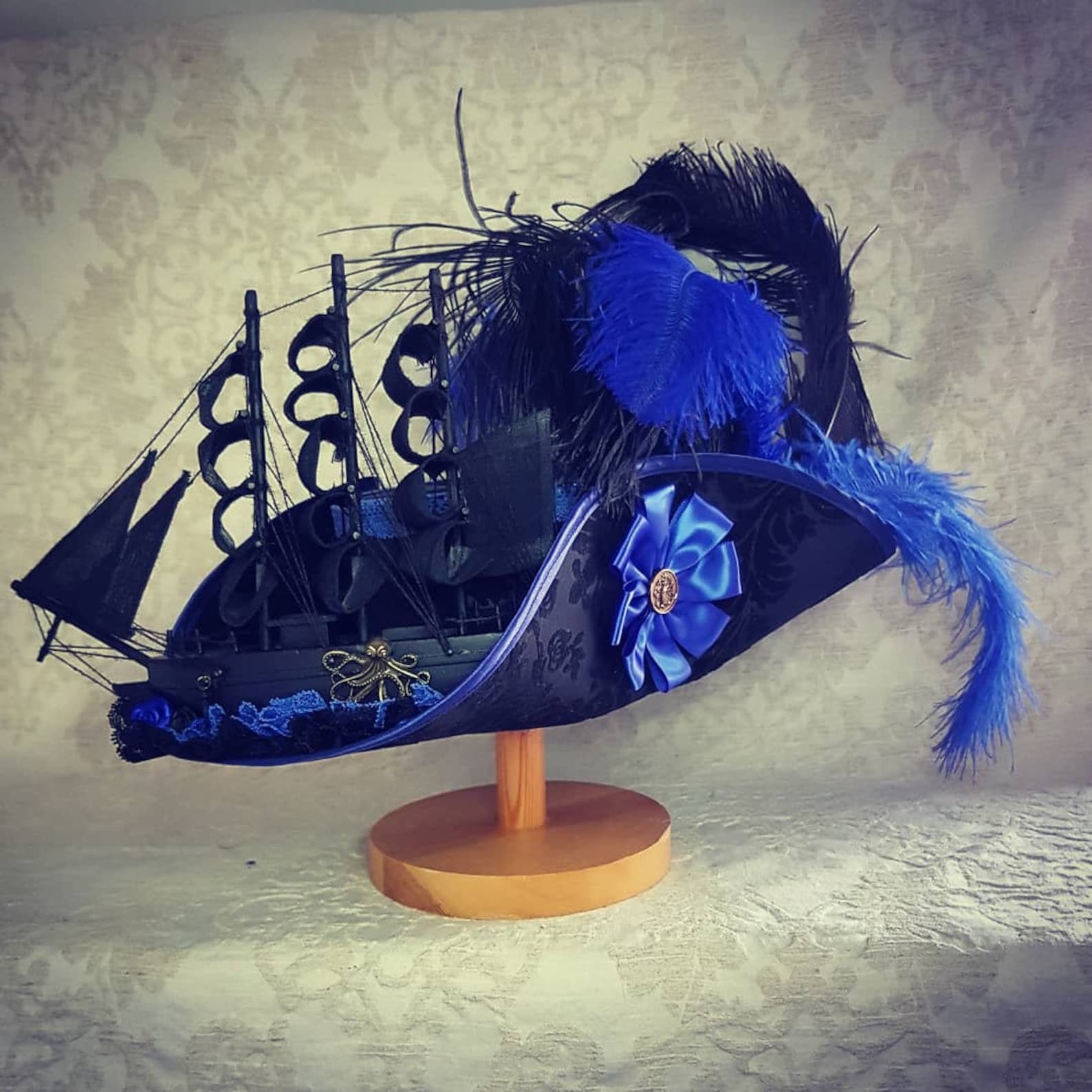 Tricorn Hat, Pirate Tricorn, Pirate Hat, Pirate Costume, Steampunk ...