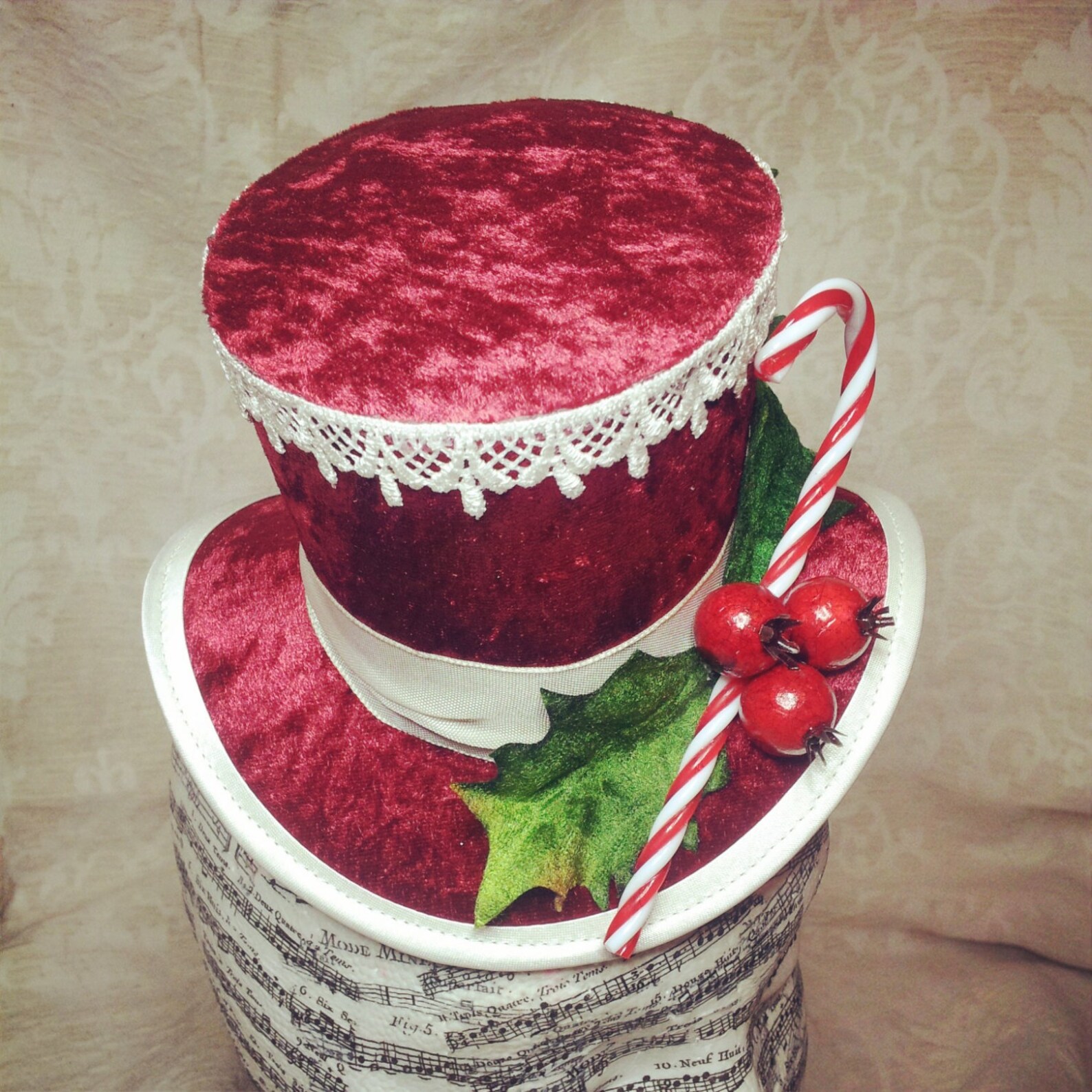 Christmas Mini Top Hat for Holidays Parties and Performances. - Etsy