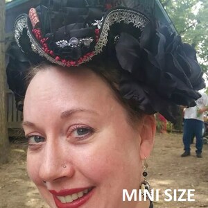 Pirate Hat, Tricorn Hat, Steampunk Pirate, Rococopunk Hat, Cosplay Hat ...