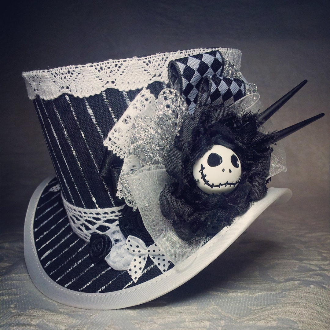 Gothic Mini Top Hat, Mini Top Hat, Steampunk Hat, Gothic Lolita ...