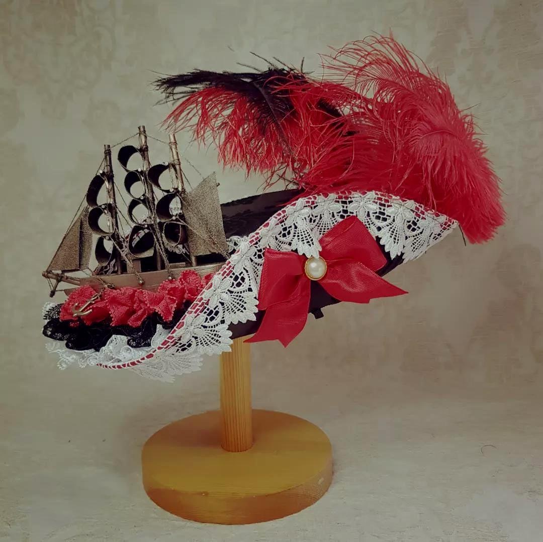 Rococo Hat, Renaissance Cosplay Hat for Festivals, Carnivals, Parties ...