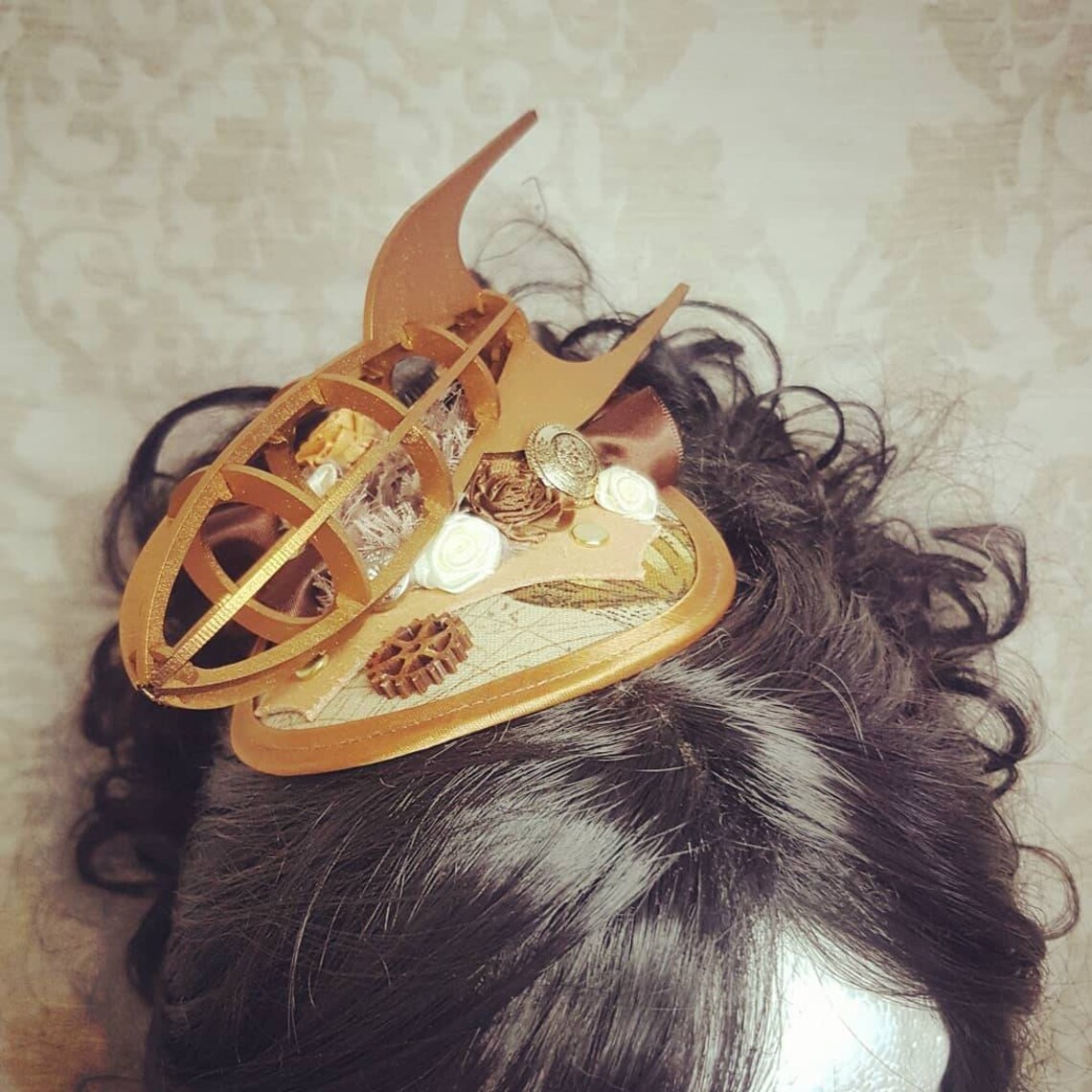 Steampunk Fascinator, Steampunk Headband, Steampunk Hat, Fascinator ...