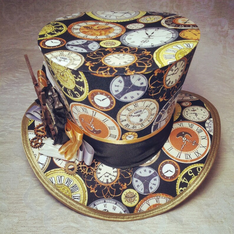 Steampunk Hat Mini Top Hat Top Hat Clockwork Hat Steampunk | Etsy UK