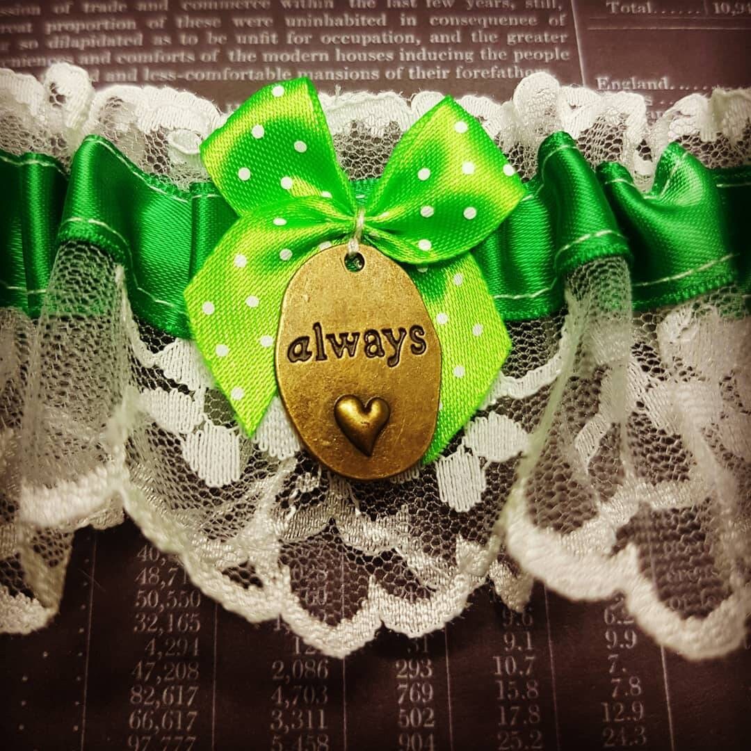 Green House Garter, Magical Day Garter, Always Garter, Magic Theme ...