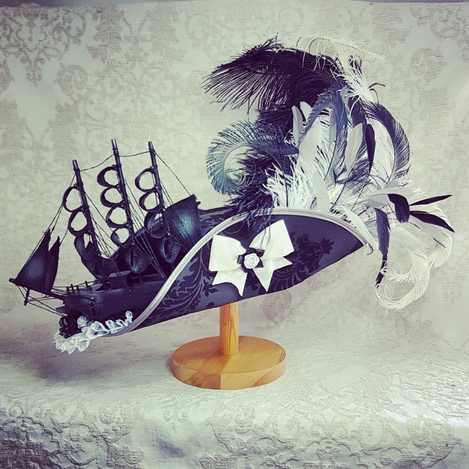 Tricorn Hat, Pirate Tricorn, Pirate Hat, Pirate Costume, Steampunk ...