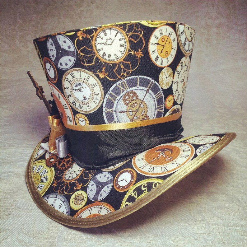Steampunk Hat Mini Top Hat Top Hat Clockwork Hat Steampunk | Etsy UK