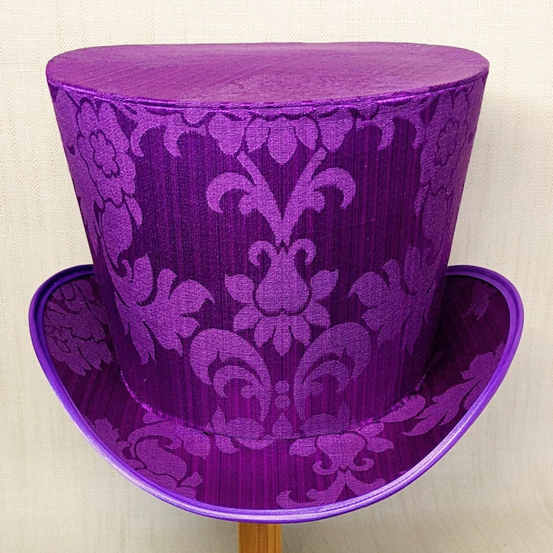 Purple Top Hat, Handmade for Carnivals, Festivals and Mardi Gras - Etsy