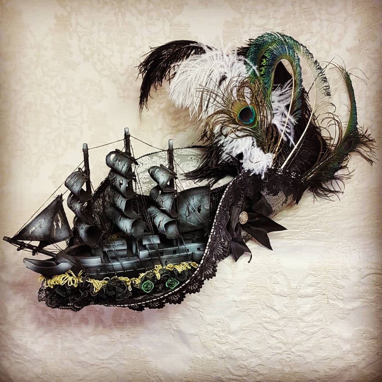 Tricorn Hat, Pirate Tricorn, Pirate Hat, Pirate Costume, Steampunk ...