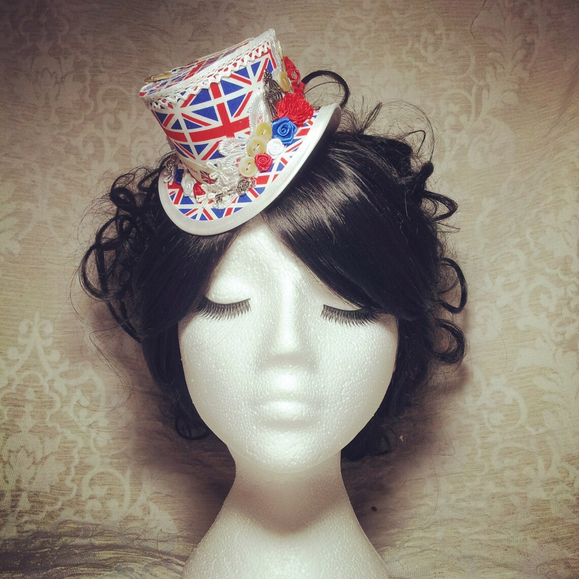 British Themed Hat Protest March Tea Party Hat Steampunk | Etsy