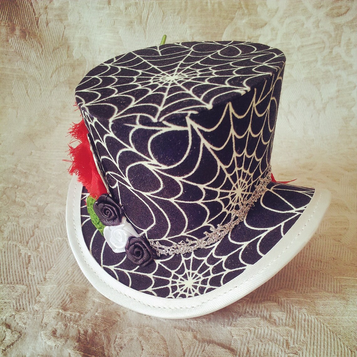 Halloween Mini Top Hat Spider Top Hat Mini Top Hat | Etsy
